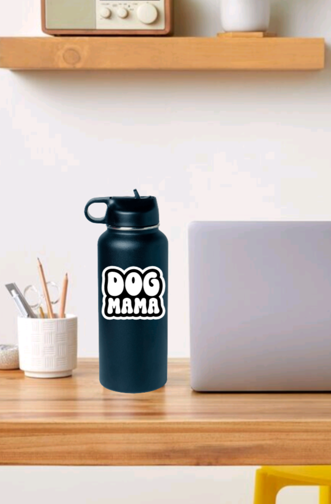 DOG MAMA (Retro) | Vinyl Sticker – Percy’s PAWsh Designs